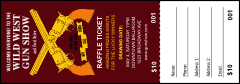 Custom Gun Raffle Tickets | Gun Show Ticket Printing